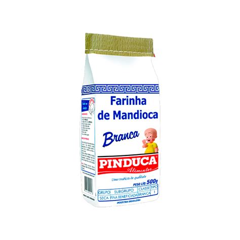 Farinha de Mandioca Branca 500g Pinduca Mercado Armazém Brasil