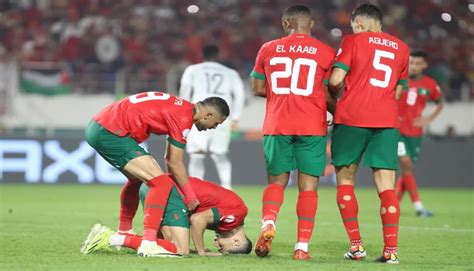 بالفيديو حزن كبير من لاعبي المنتخب المغربي بعد الاقصاء