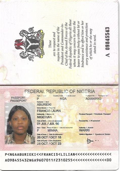 How To Get A Nigerian Passport