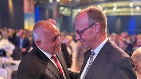 Бойко Борисов поздрави новия канцлер на Германия Фридрих Мерц