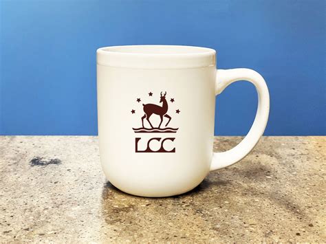 White Ceramic Coffee Mug Lake Champlain Chocolates