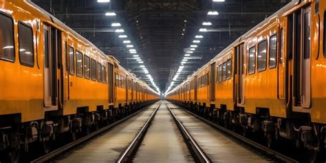 Optimizing Train Depot Operations With Rows Of Departureready Trains Concept Train Operations