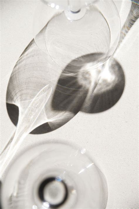 Abstract Wine Glass Reflection Photography By London Red
