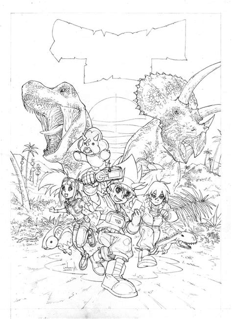 Dinosaur King Coloring Book