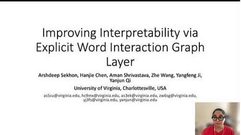 Underline Improving Interpretability Via Explicit Word Interaction Graph Layer