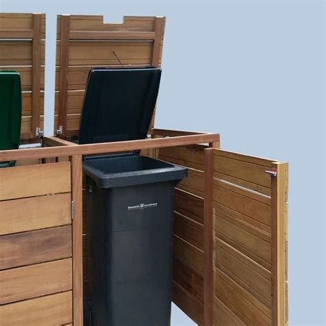 Kliko Berging Trio Met Deksels Kliko S Vuilnisbakken Verbergen Tuin