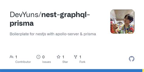Github Devyuns Nest Graphql Prisma Boilerplate For Nestjs With Apollo Server Prisma
