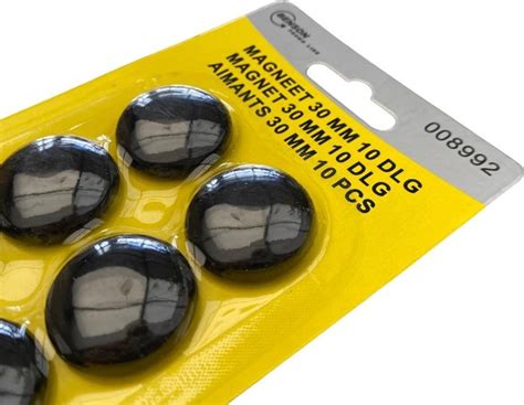 Magneten Koelkastmagneten Magneet Rond Mm Stuks Zwart
