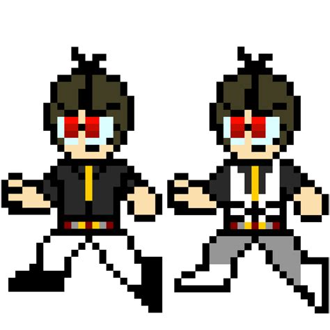 Pixelated 8 Bit Version Of Evil Rob Cantor Maybe By Americandadfan826
