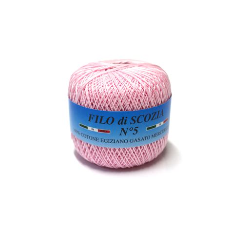 Filo di Scozia n°5 cod.101 Rosa - Bevilacqua Lane Srl