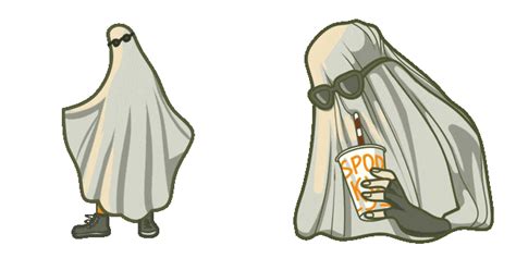 Halloween Trendy Ghost Animated Cursor Sweezy Cursors