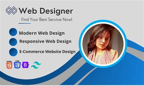 Responsive Web Design Using Htmlcssbootstrap And Tailwind By Sadiaaa44 Fiverr