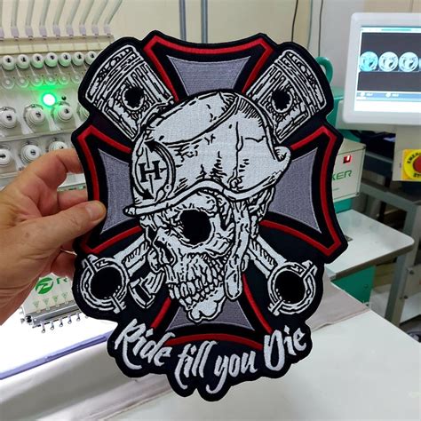 Large Embroidered Patch Etsy