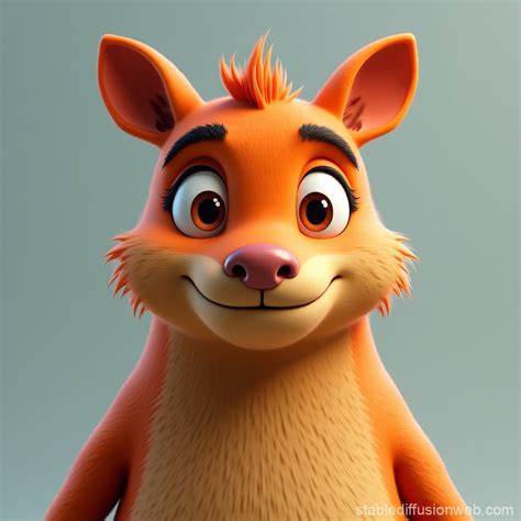 Animated Animal Face Stable Diffusion Online