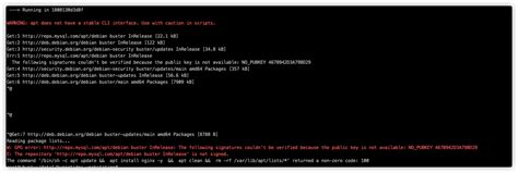 [问题已处理] docker在构建镜像时使用apt出现提示the public key is not available docker