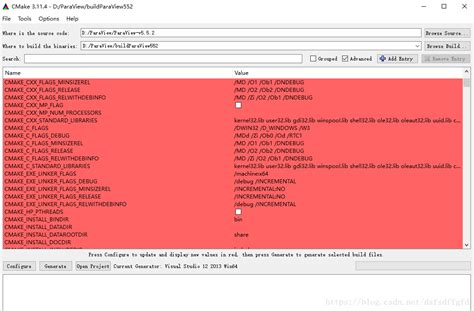 windows下编译paraview552 qt562 vs2013 cmake3114 windows 编译安装 paraview csdn博客