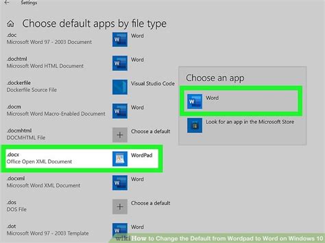 Easy Ways To Change The Default From Wordpad To Word On Windows