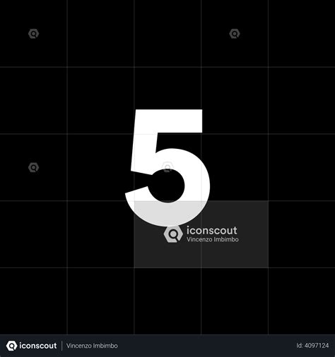 Number Five Animation By Vincenzo Imbimbo Lottiefiles