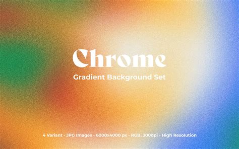 Chrome Gradient Background Set Graphic By Kdadan97 · Creative Fabrica