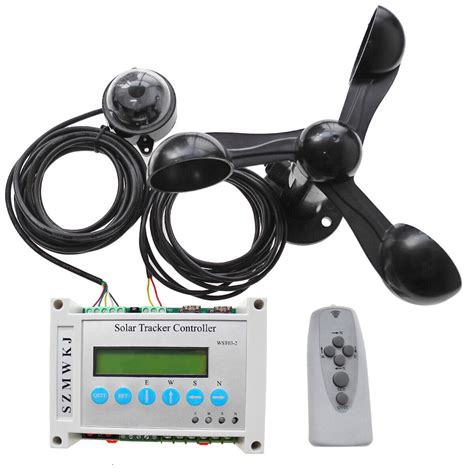 Singledual Axis Solar Tracker Controller W Wind Sensor