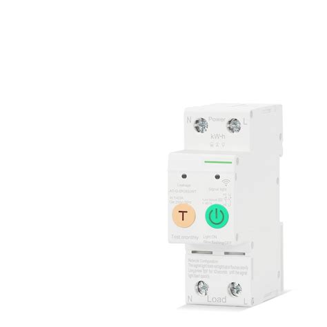 Single Phase Smart Energy Meter Kwh Metering Monitoring Circuit Breaker Timer Relay With Leakage