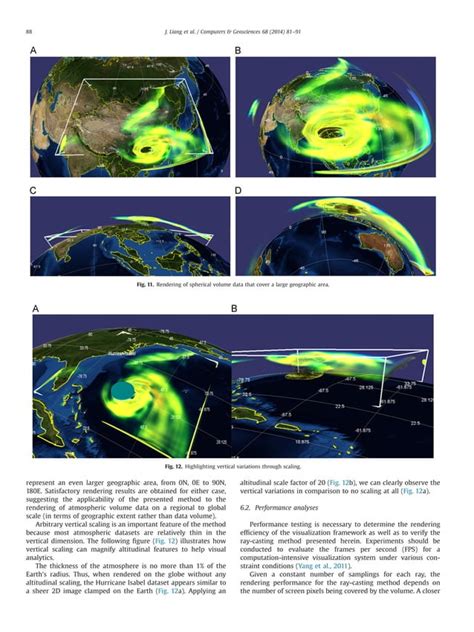 Visualizing 3D Atmospheric Data With Spherical Volume Texture On