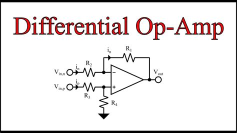 Op Amp Tutorial Series 8 The Inverting Op Amp With Offset And The Differential Op Amp Circuit