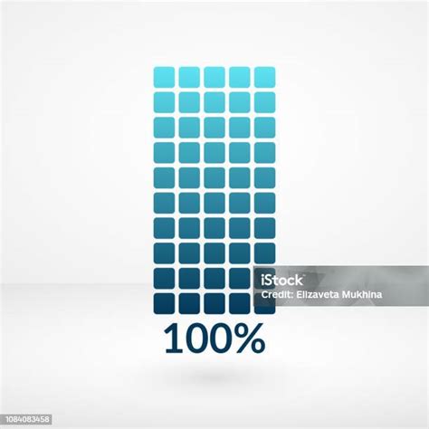 백 차트 절연된 상징 광장 비율 벡터 요소입니다 Infographic 다이어그램 기호입니다 비즈니스 일러스트 레이 션 100 완료 마케팅 프로젝트 증권 거래소 금융 보고서