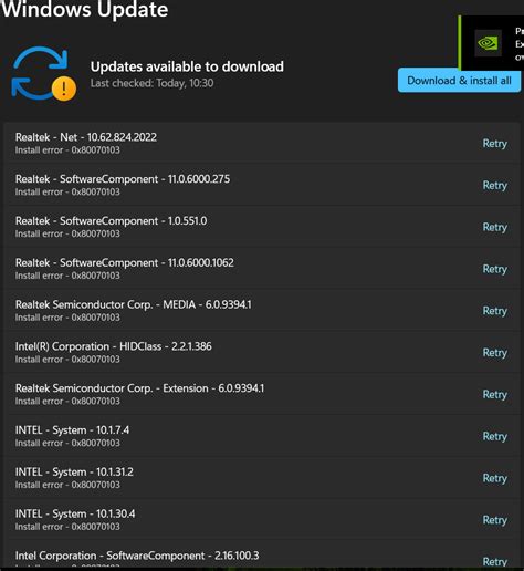 Loads Of Failed Updates Install Error 0x80070103 Pcspecialist