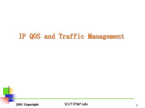 PPT IP QOS And Traffic Management PowerPoint Presentation Free Download ID