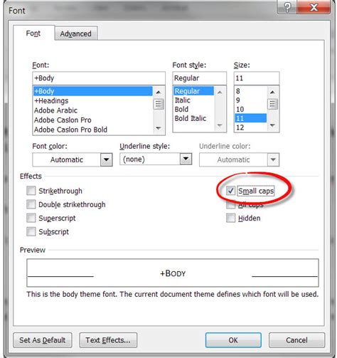 How To Apply Small Caps In Word 2013 Bytesdelta