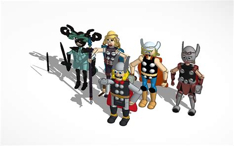 3d Design Thor Eddie Tinkercad