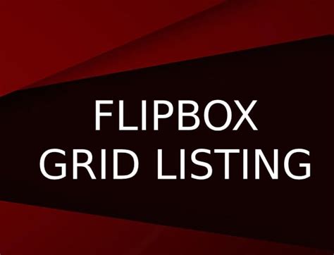 Flipbox Grid Listing Essential Classy Addons For Elementor