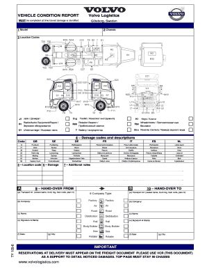 Vehicle Condition Report Forms Fill Out And Sign Printable PDF