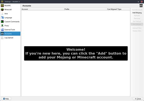 Add Microsoft Is Greyed Out · Issue 4309 · Multimclauncher · Github