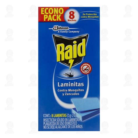 Insecticida Raid Laminitas Mata Y Repele Mosquitos Uso 47 OFF