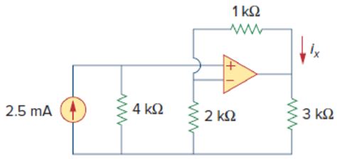Refer To The Op Amp Circuit In Fig 571 Calculate I X And The Power
