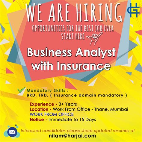 nilam yerudkar on linkedin businessanalyst insurance insurancejobs
