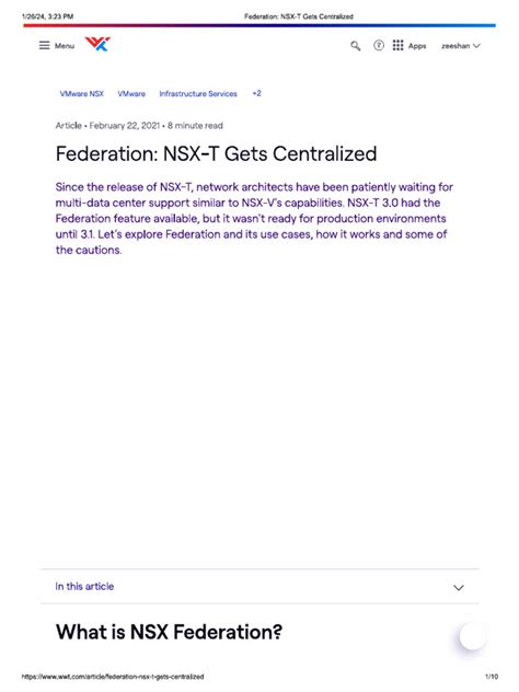 Nsx Federation Good Pdf