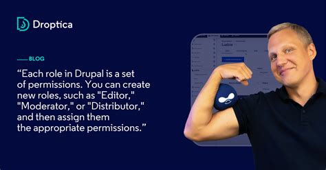 roles and permissions on the website on drupal droptica