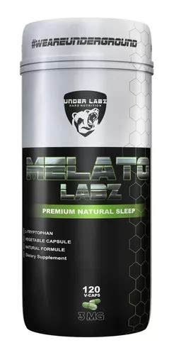 Melato Labz 3mg Triptofano 120caps Under Labz Melhora Sono Frete Grátis