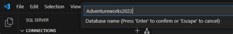 Working With SQL Server In Visual Studio Code SQLServerCentral