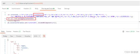 Postman将整个json转化为字符串postmanjson转译成string Csdn博客