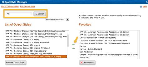 Using Apa 7th Edition In Refworks Ex Libris Knowledge Center