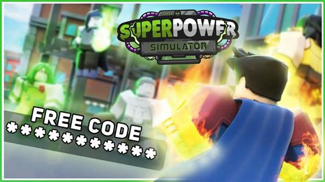 Free Code Crazy New Powers Roblox Super Power Simulator Youtube