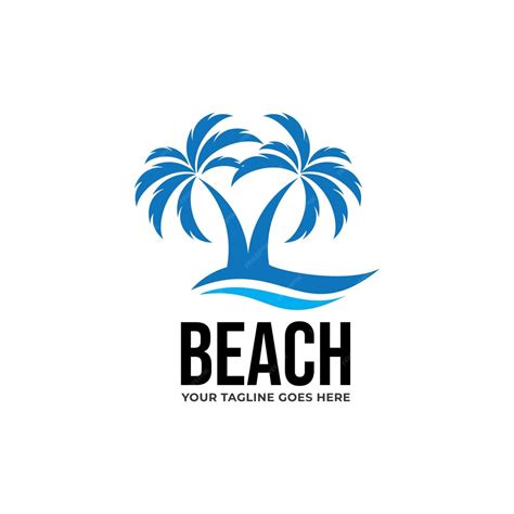 Premium Vector Beach Logo Icon Vector Template