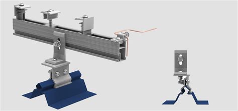 Is Rail Based Clamp For Solar Installation On Standing Seam Metal