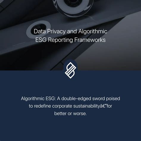 Data Privacy And Algorithmic Esg Reporting Frameworks → Scenario