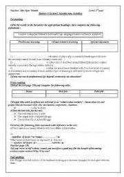 Module 5 Section 1introductory Activities ESL Worksheet By Om Montaha