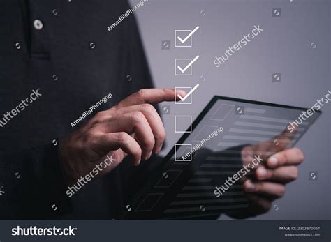 People Taking Survey Photos Images And Pictures Shutterstock